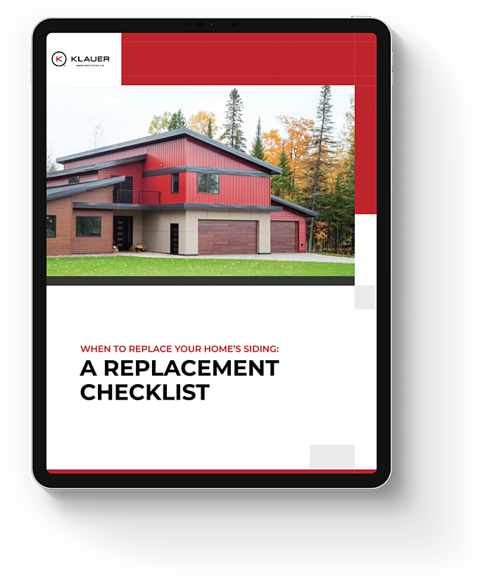 Siding Replacement Checklist | Klauer Manufacturing